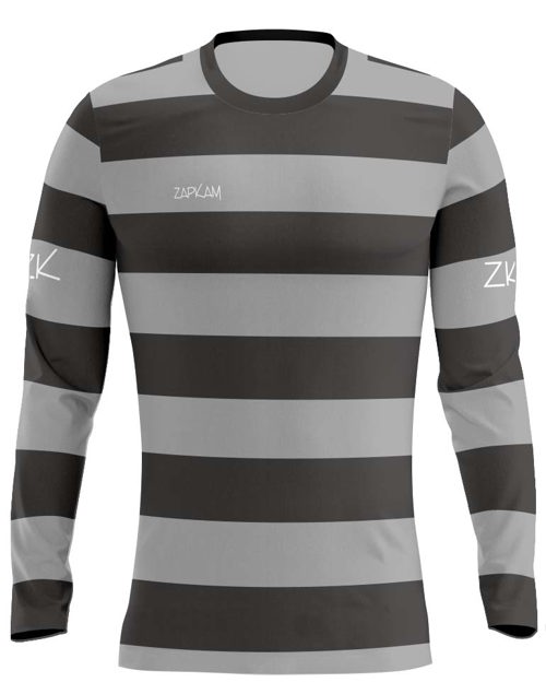 Style 7 Football Shirt | Hooped Sublimated Football Shirts | Fully ...